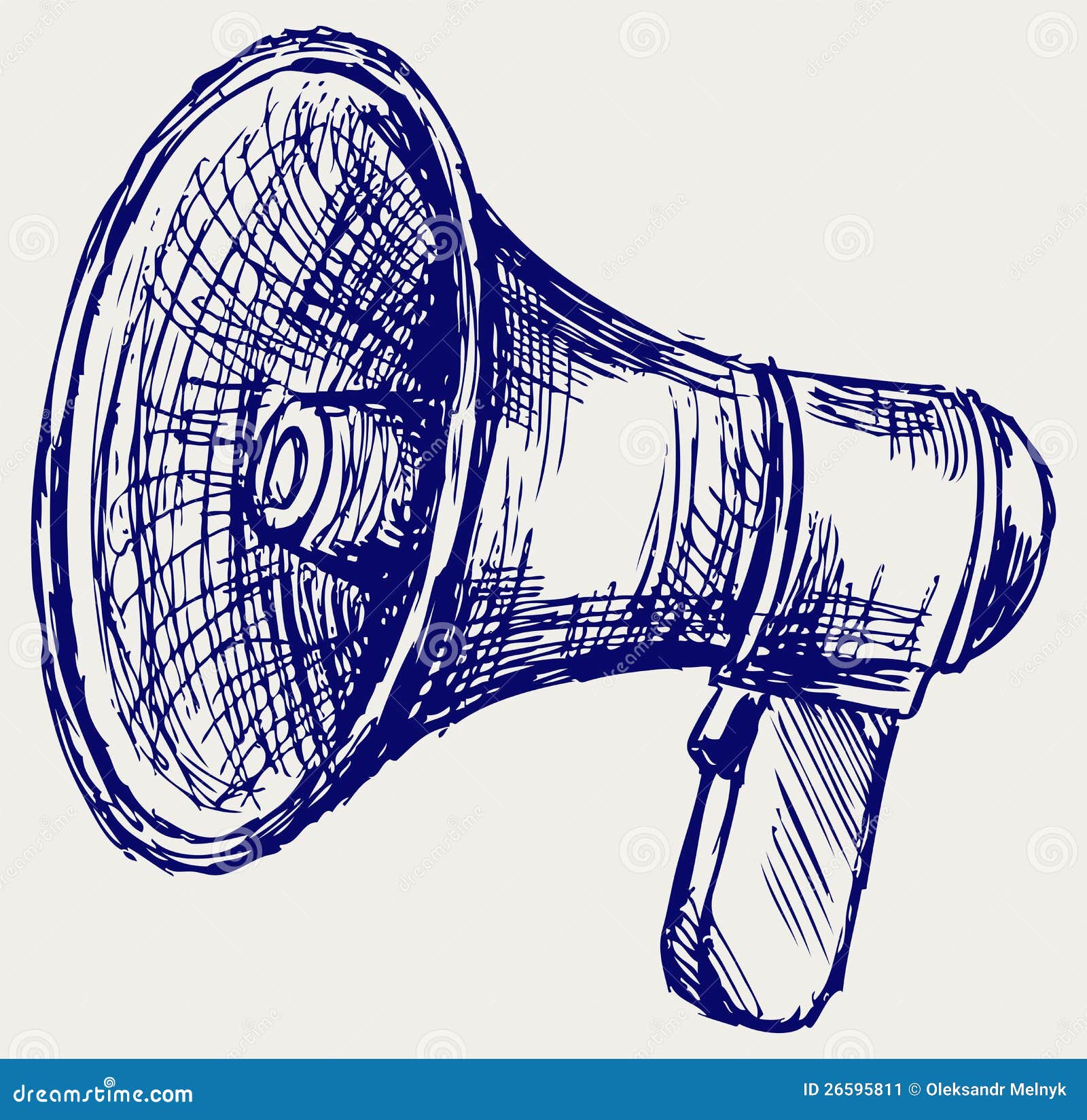 Illustratie van megafoon vector illustratie. Illustration of ...