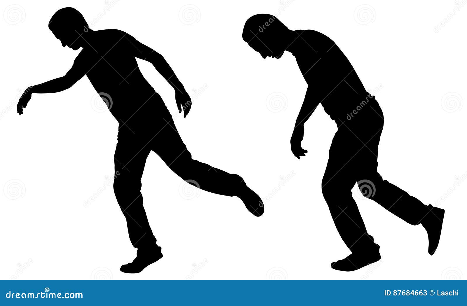 Illustratie Van Mensen Het Struikelen Vector Illustratie - Illustration ...