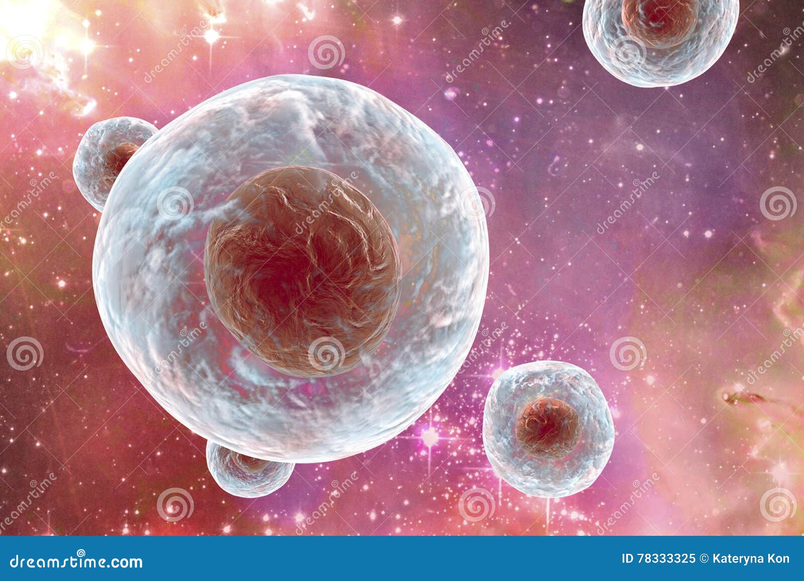 Illustratiion Des Cellules Humaines Illustration Stock - Illustration ...