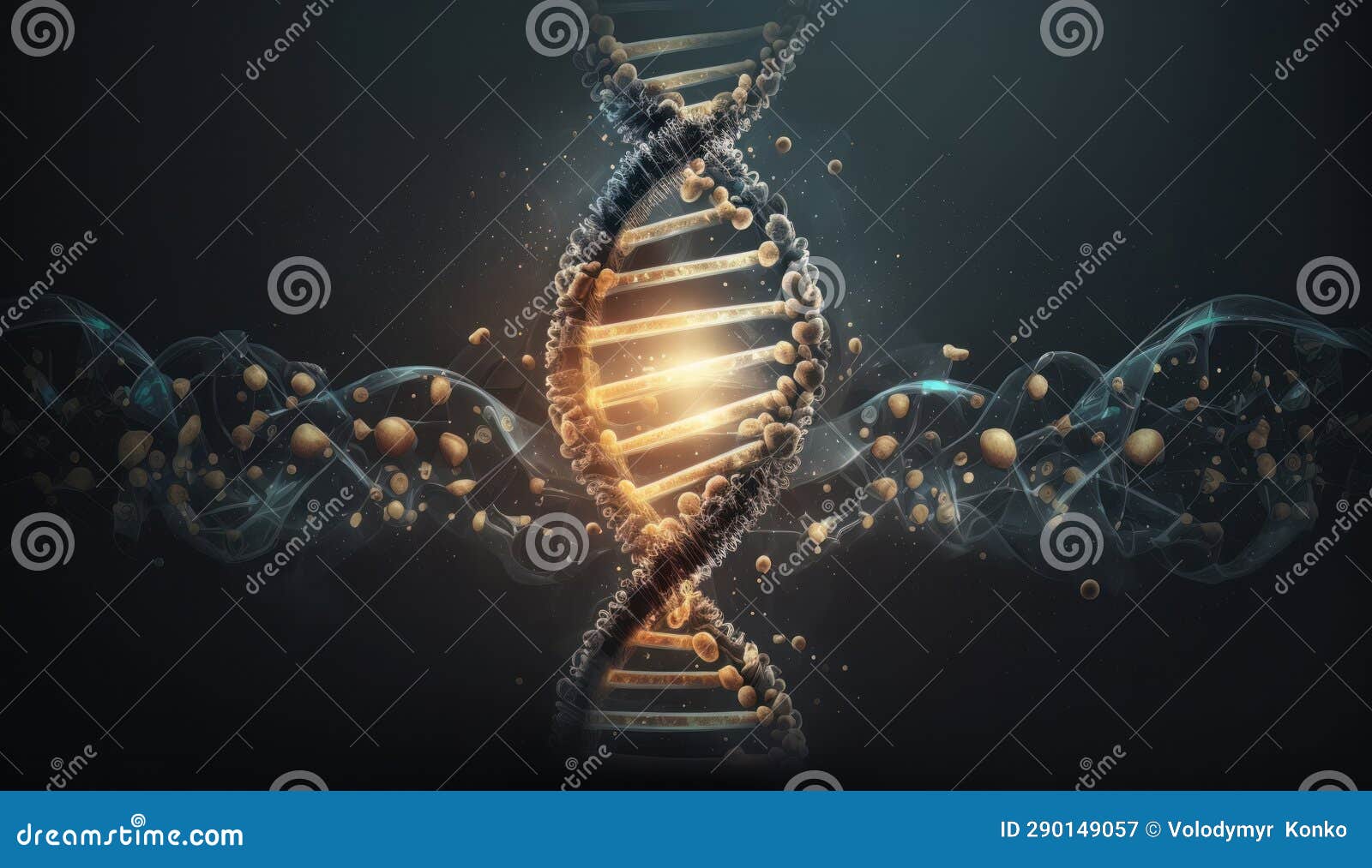 Illustrating the Building Blocks of Life: the Power of DNA. Generative ...