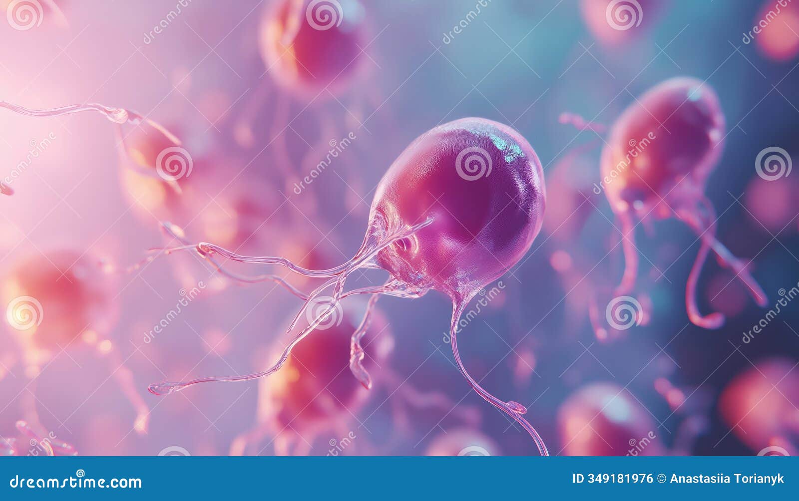 Illustrating the Process of Fertilization Stock Photo - Image of symbol ...