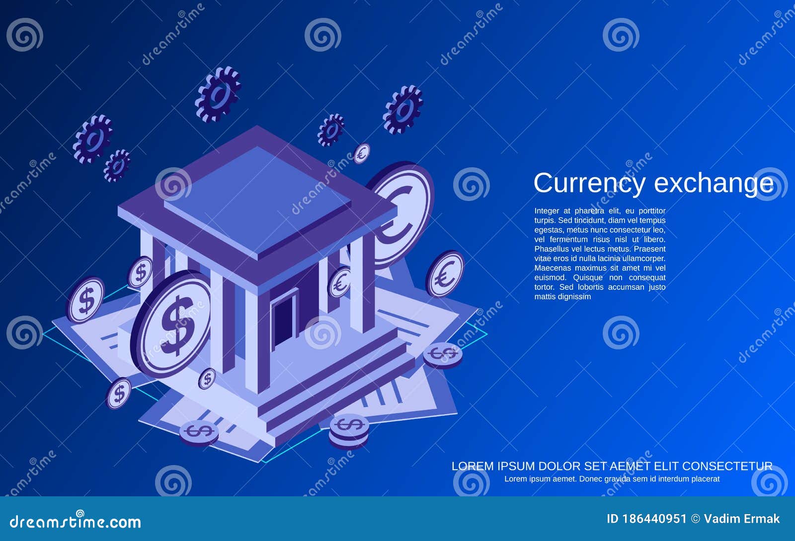 Currency Exchange Vector Concept Stock Vector - Illustration of ...