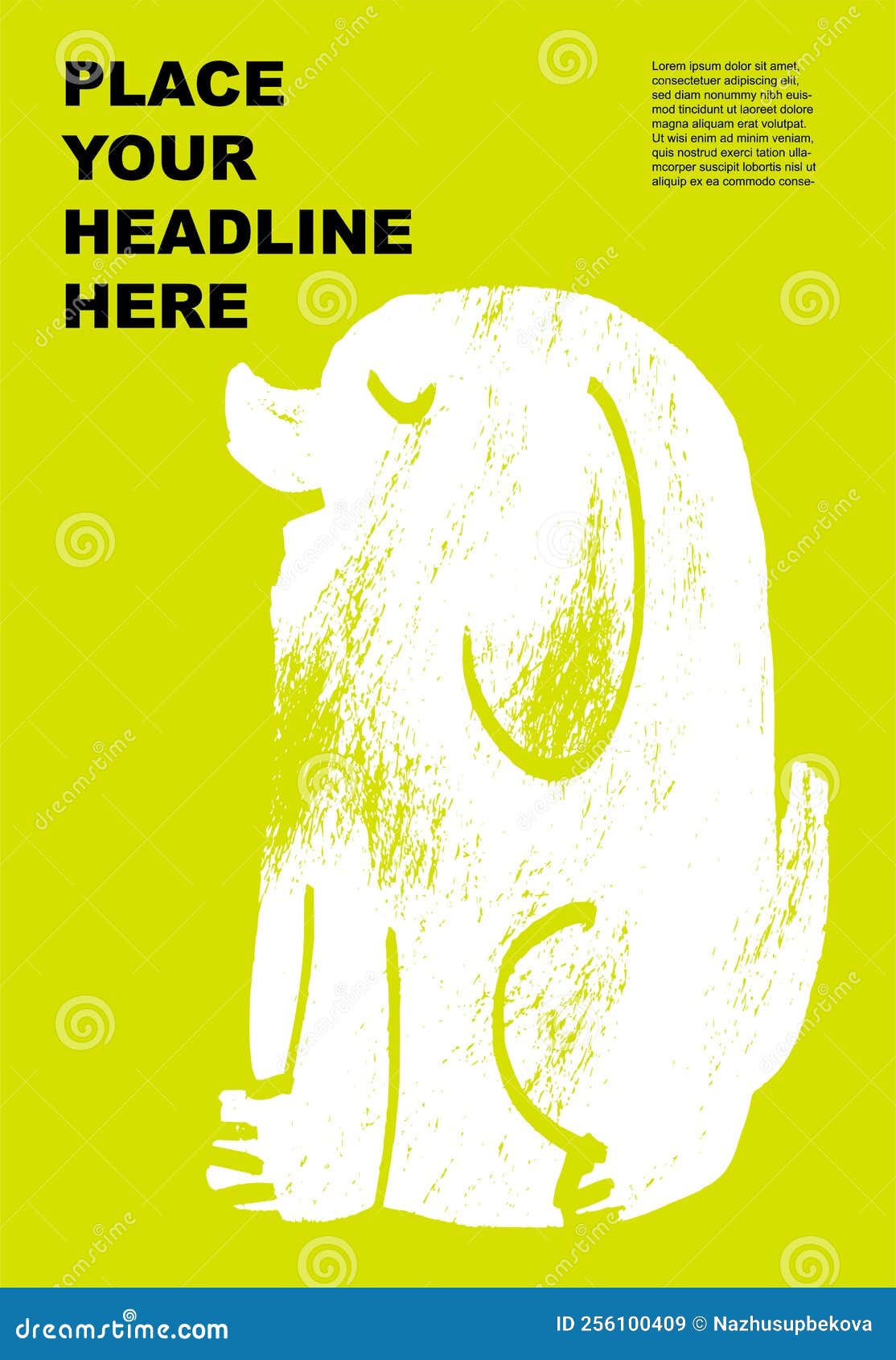 Dog, Puppy. Abstract Domesticated Animal Poster. Jungle, Forest. Set of ...