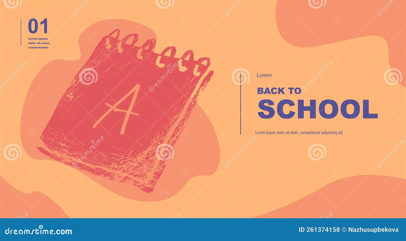 Notebook, Diary. Abstract, Vector Illustrations. Stock Vector ...