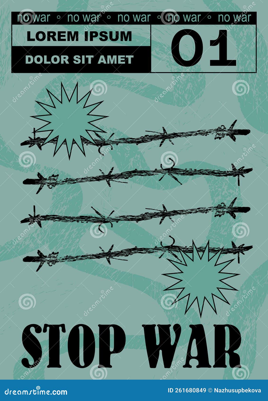 Military Wire, Barb Set of Vector Illustration Stock Vector ...