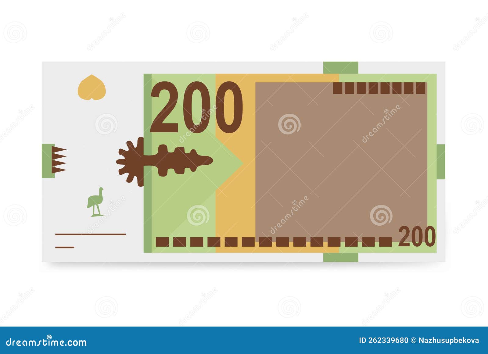 North Macedonia Money Set Bundle Banknotes. Stock Vector - Illustration ...