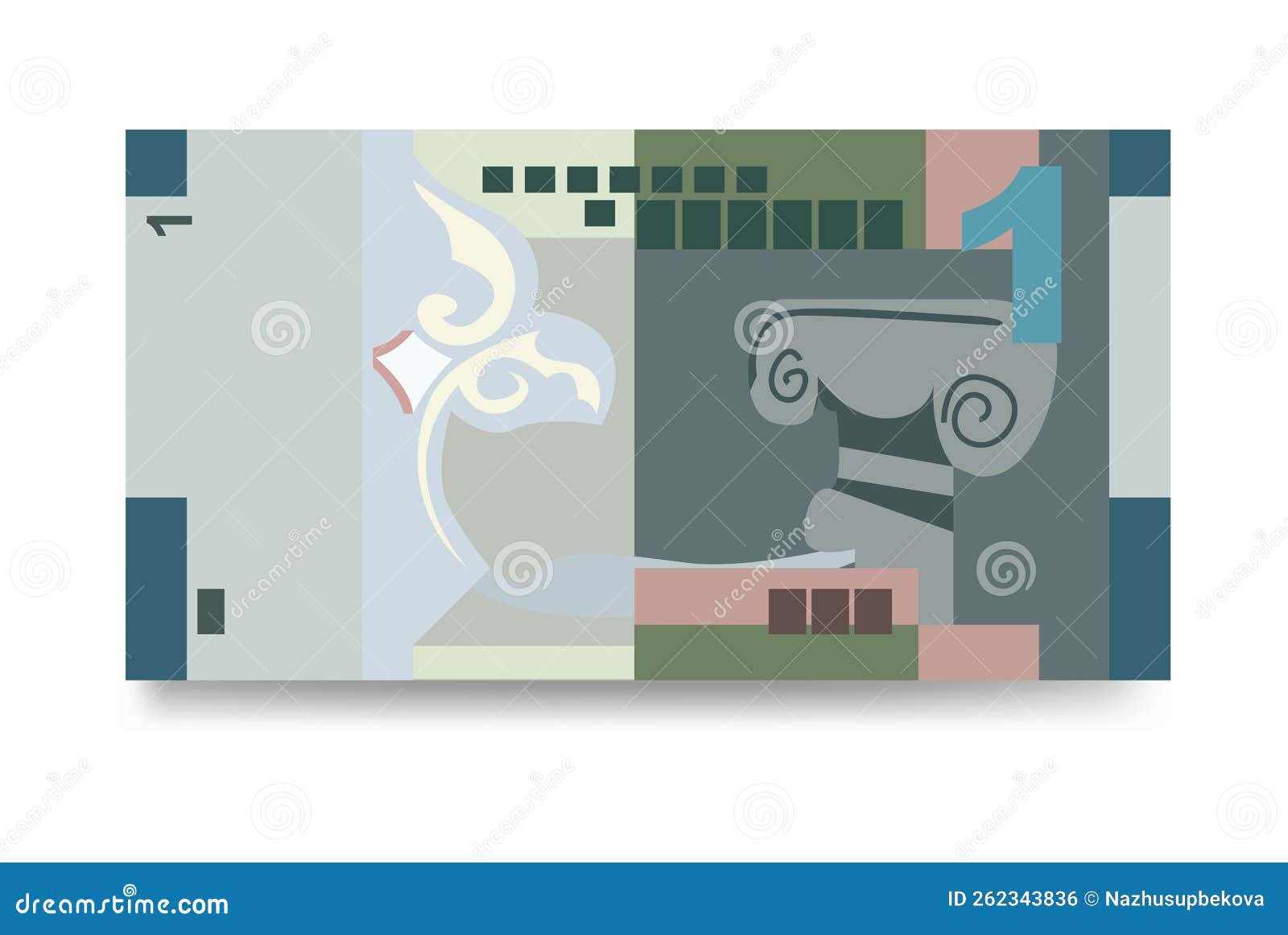 Kuwait Money Set Bundle Banknotes. Stock Vector - Illustration of ...