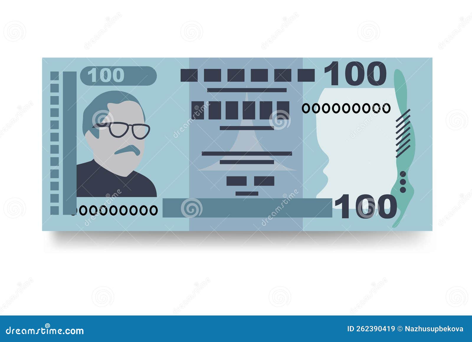 Bangladesh Money. Taka Banknotes. 5 BDT Bengali Bills. 3d Illustration ...