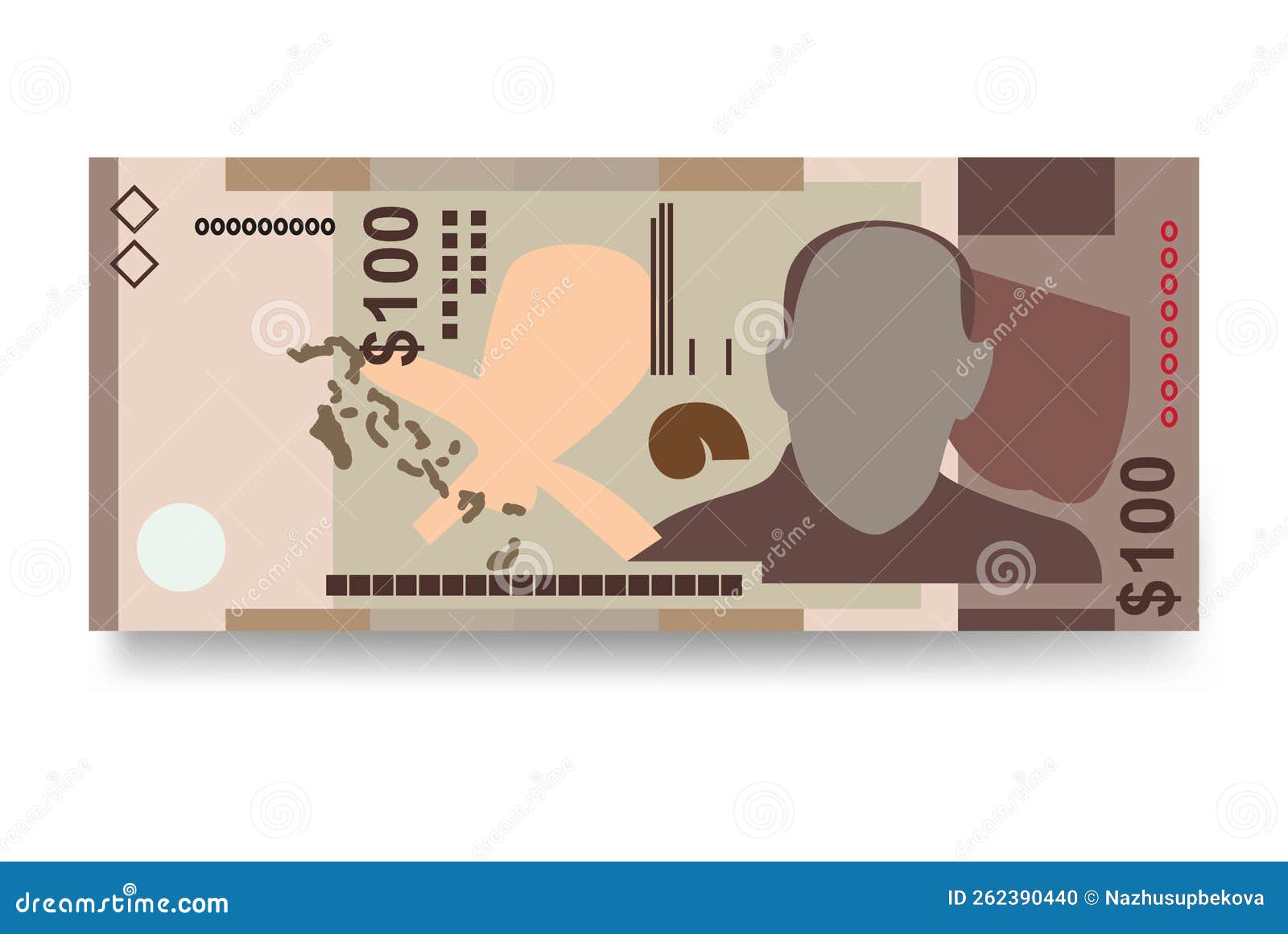 Bahamas Money. Bahamas Dollar Banknotes. 1 BSD Dollars Bills Royalty ...