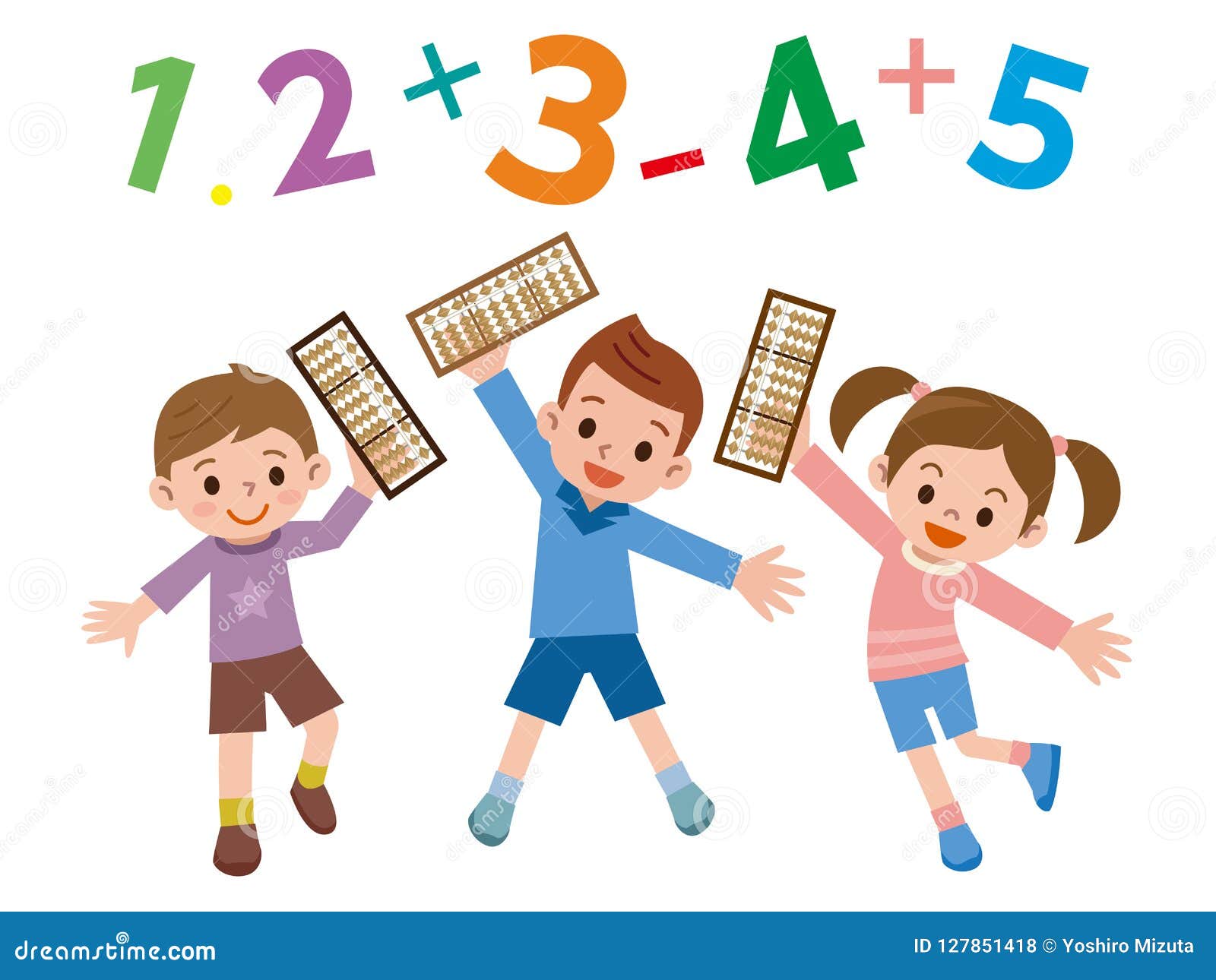 Illustration of Abacus and Children Stock Vector - Illustration of ... Illustration of Abacus and Children Stock Vector - Illustration of ...