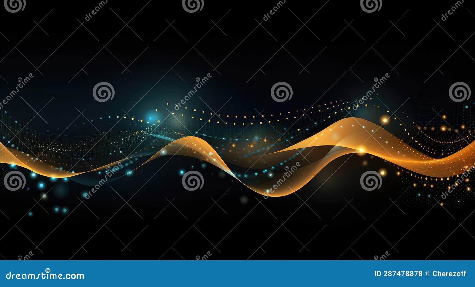 Illustration from Abatract Energy Waves Stock Illustration ...