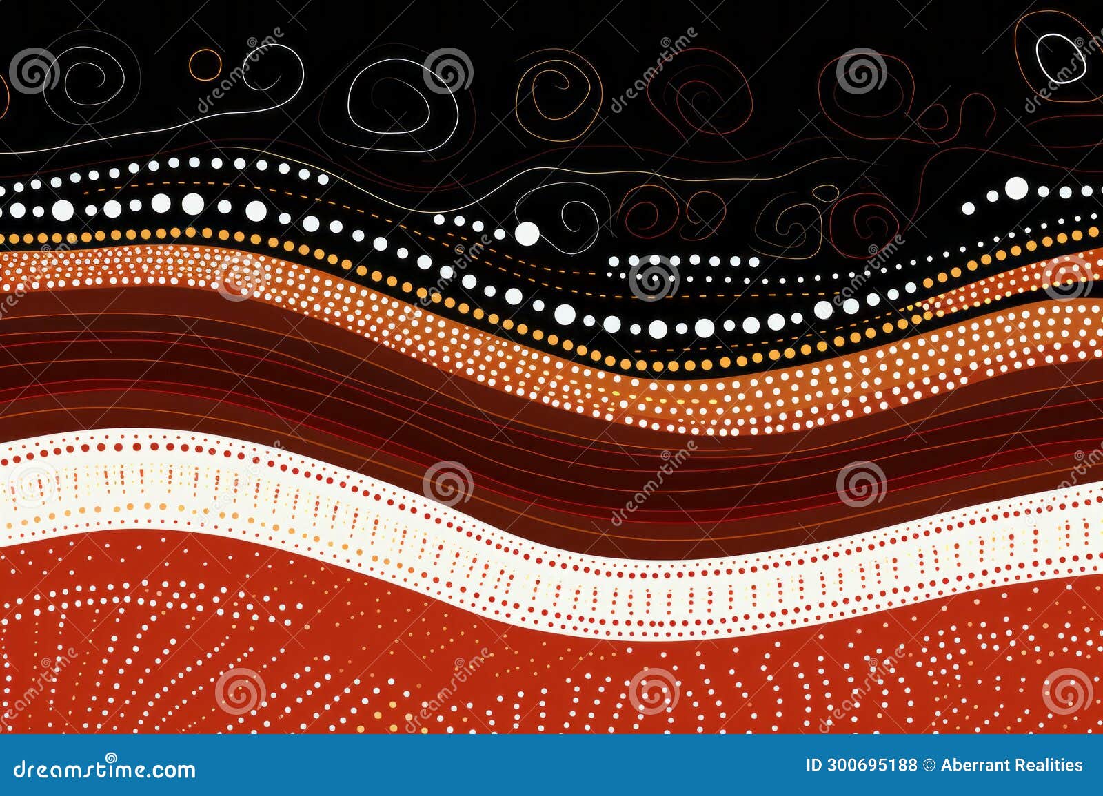 Aboriginal Design Cartoon Vector | CartoonDealer.com #4781989