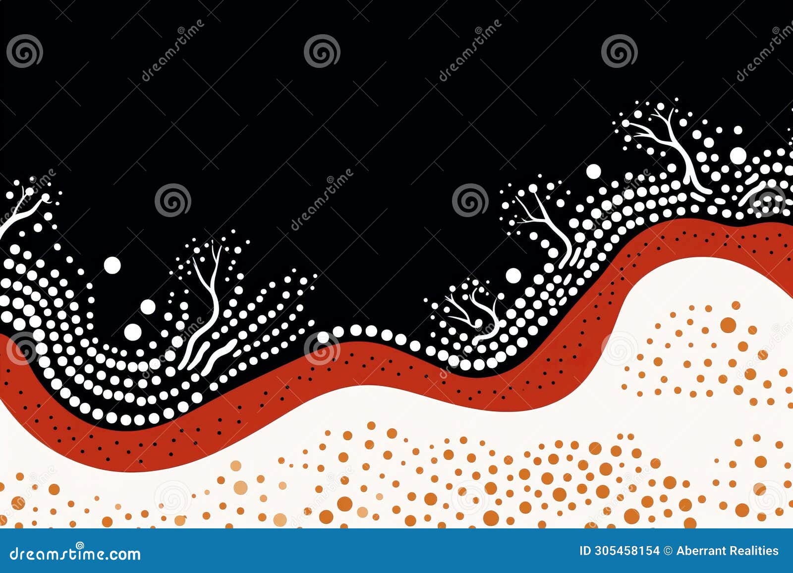 Aboriginal Design Cartoon Vector | CartoonDealer.com #4781989