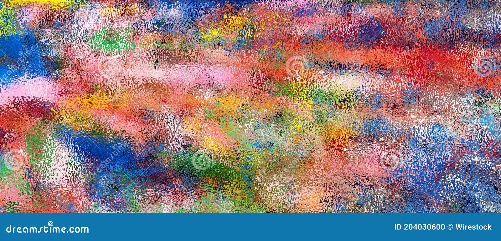 Illustration of Abstract Art Made of Different Colors Stock Photo ...