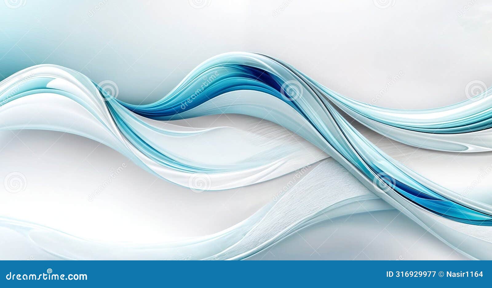Illustration of a Abstract Backdrop Wallpaper Wavy Blue and White ...