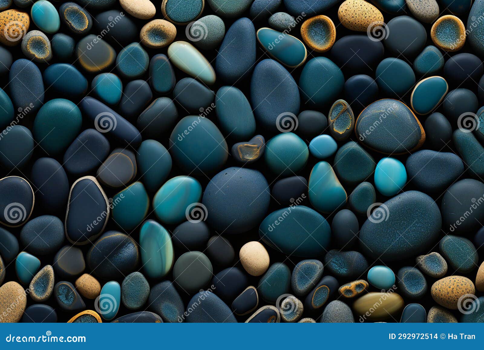 Abstract Background of Colored Pebbles Stock Illustration ...