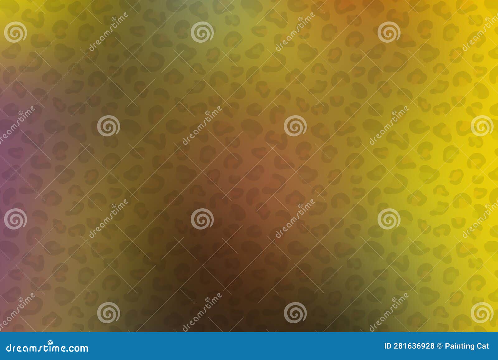 Abstract Background with Leopard Print, Illustration for Your Design ...