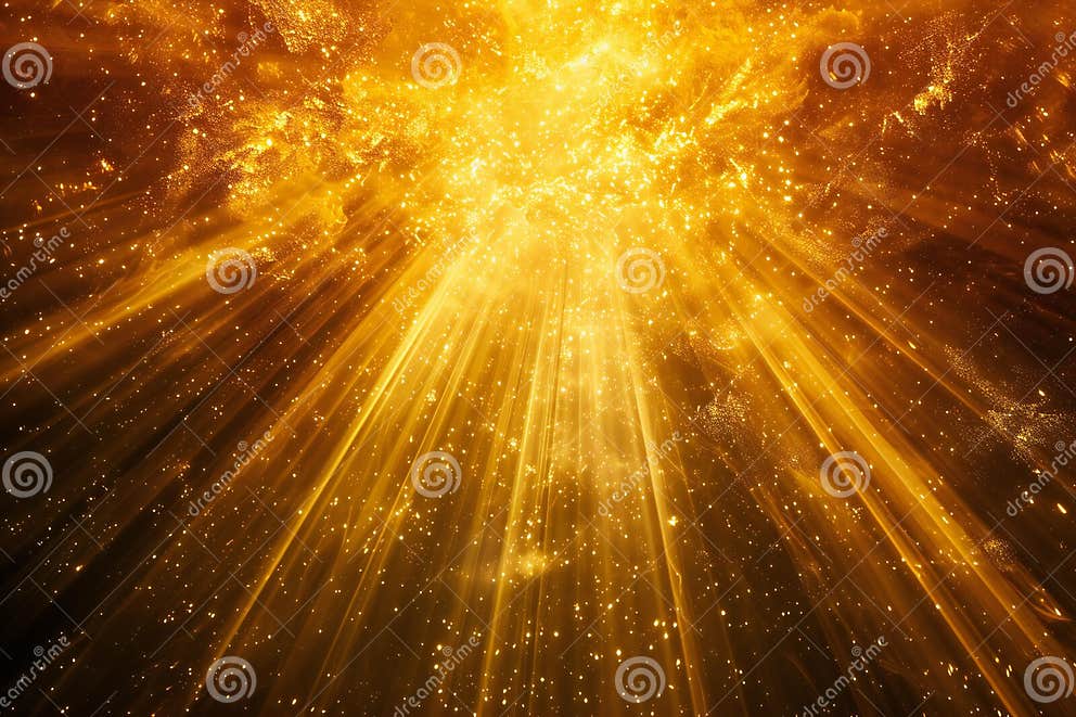 Abstract Background with Light Rays and Bokeh Effect, Texture Stock ...