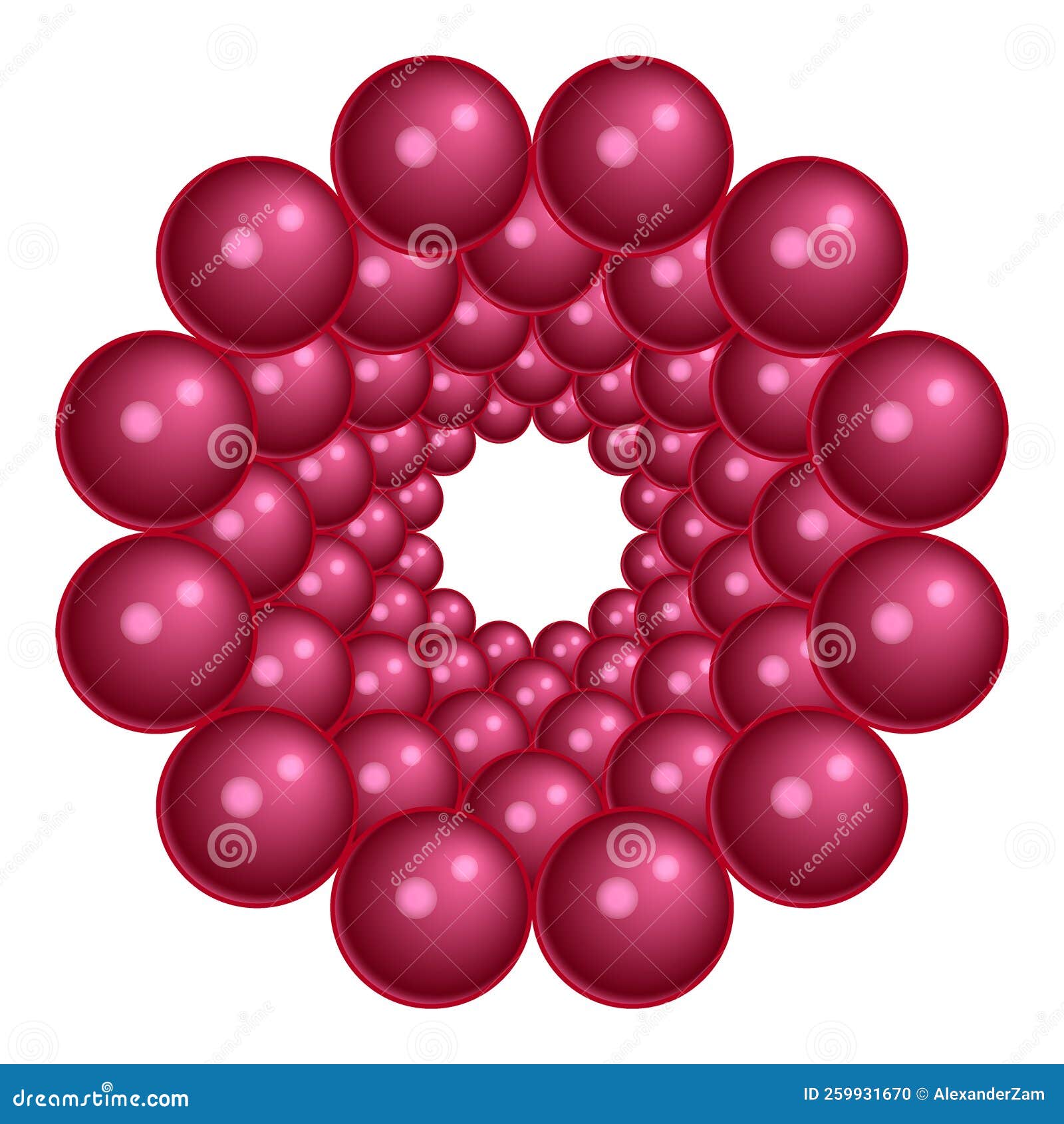 Abstract ball pattern stock vector. Illustration of sphere - 259931670