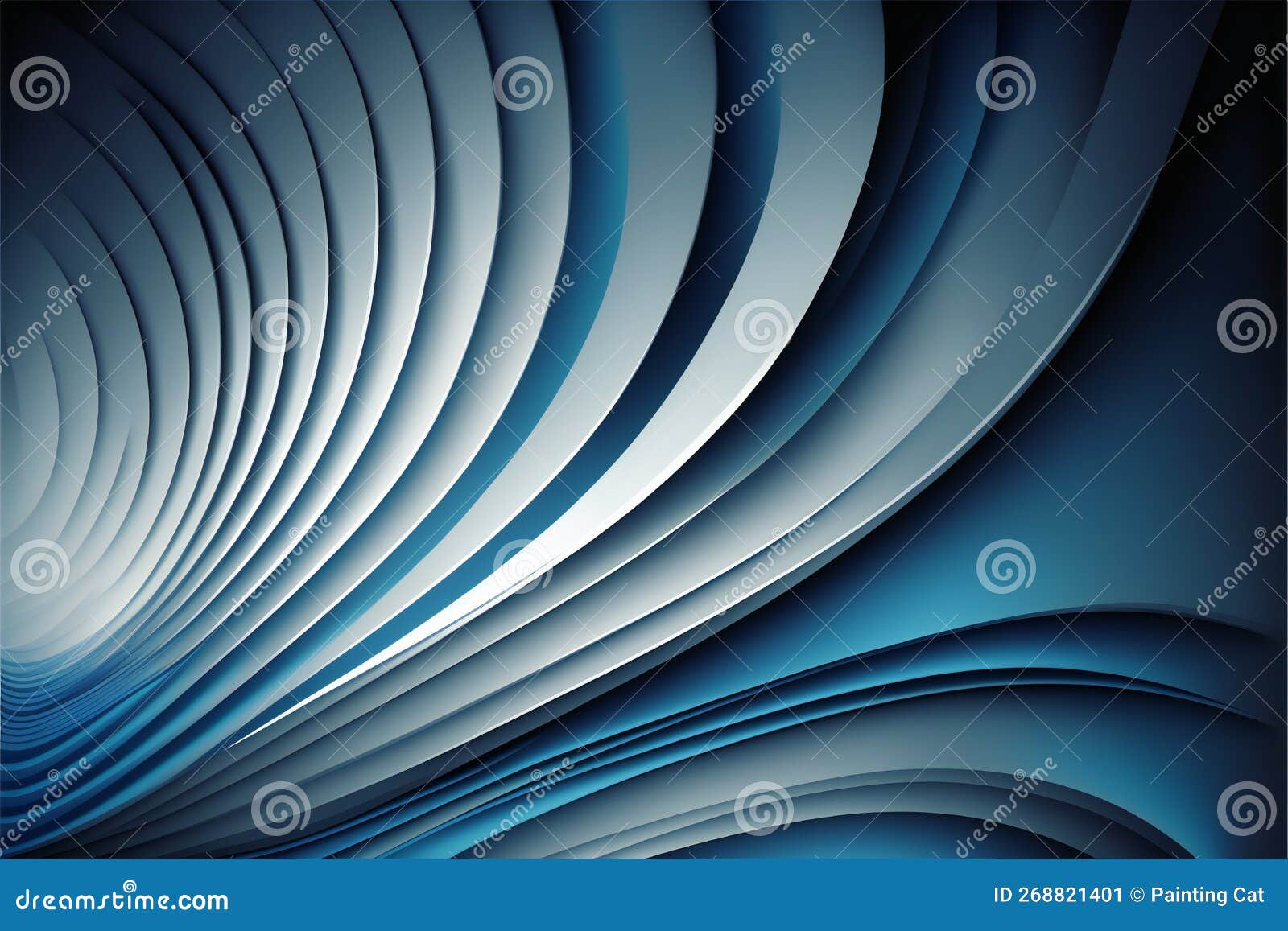 Abstract Blue Background, Creative Digital Illustration Painting Stock ...