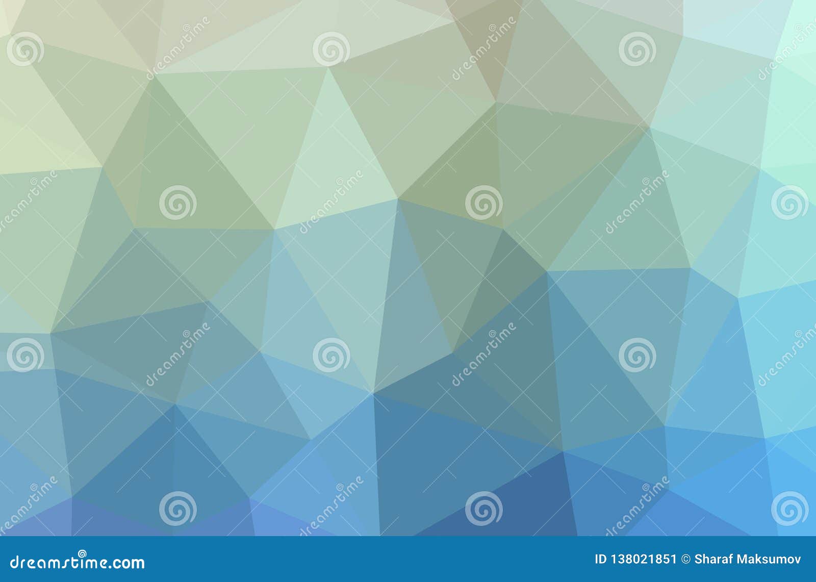 Illustration of Abstract Blue and Brown Horizontal Low Poly Background ...