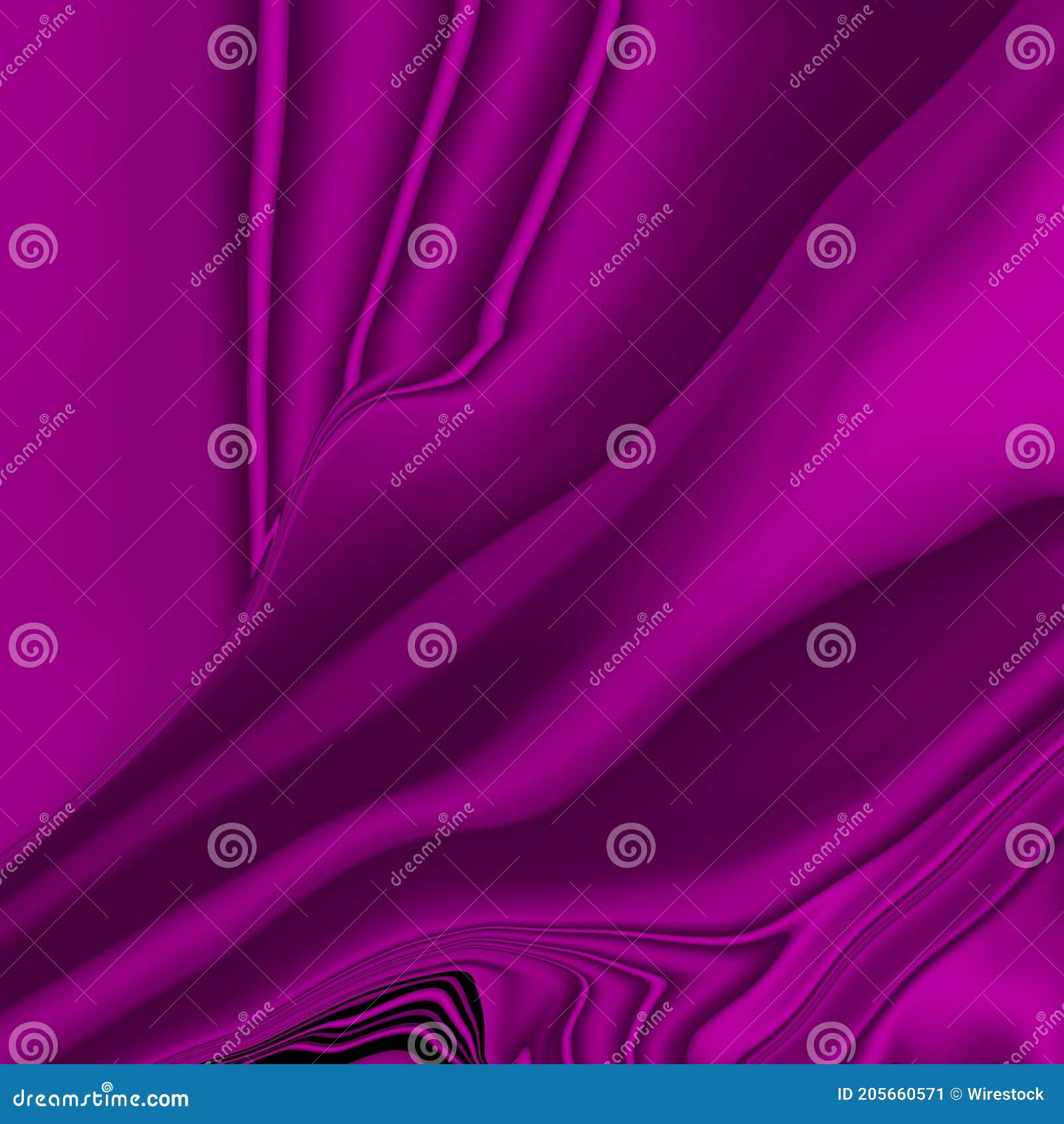 Illustration of an Abstract Blurred Purple Flowy Background with Waves ...