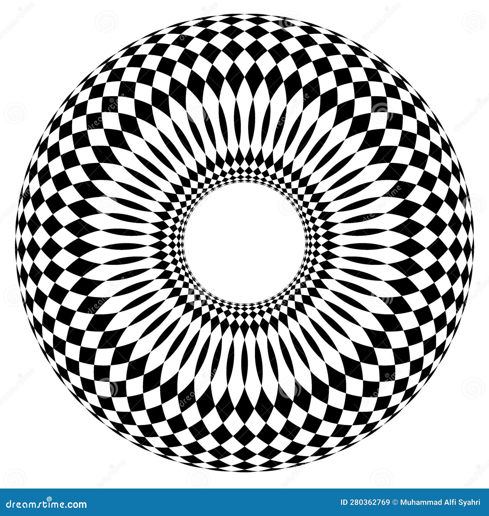 Illustration Abstract Circle of Negative Space for Copy Placement is ...