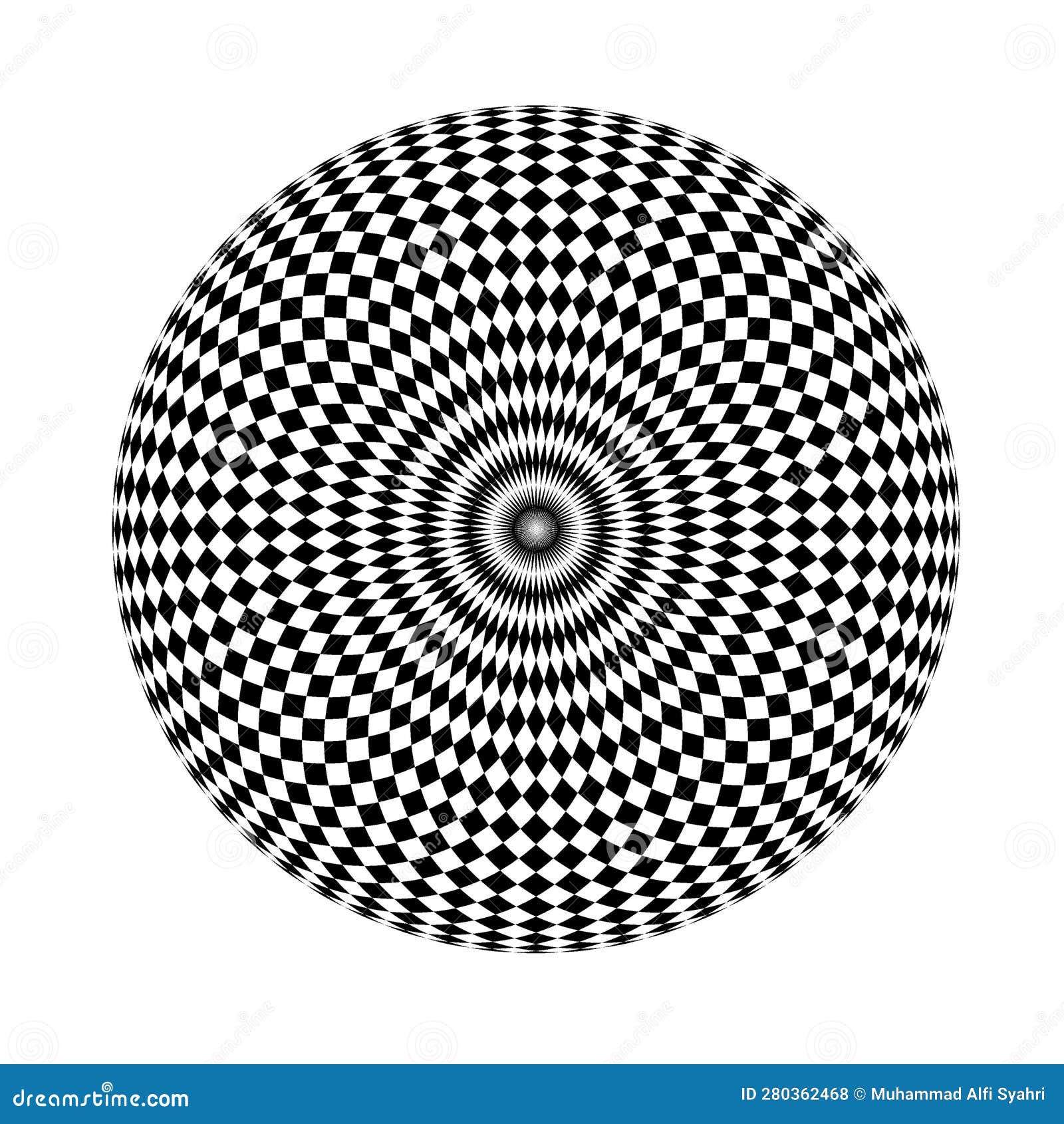 Illustration Abstract Circle of Negative Space for Copy Placement is ...