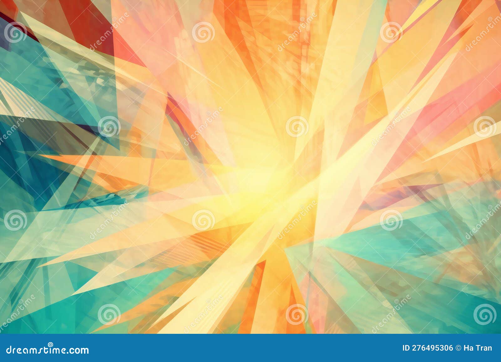 Abstract Colorful Background with Grunge Elements Stock Illustration ...