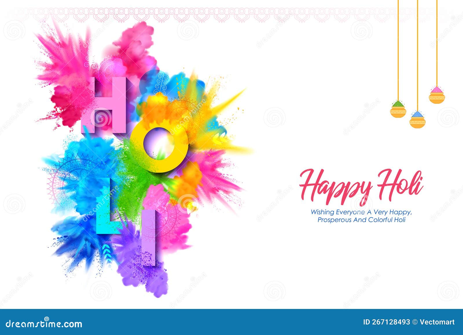 Happy Holi Background Card Design for Color Festival of India ... Happy Holi Background Card Design for Color Festival of India ...