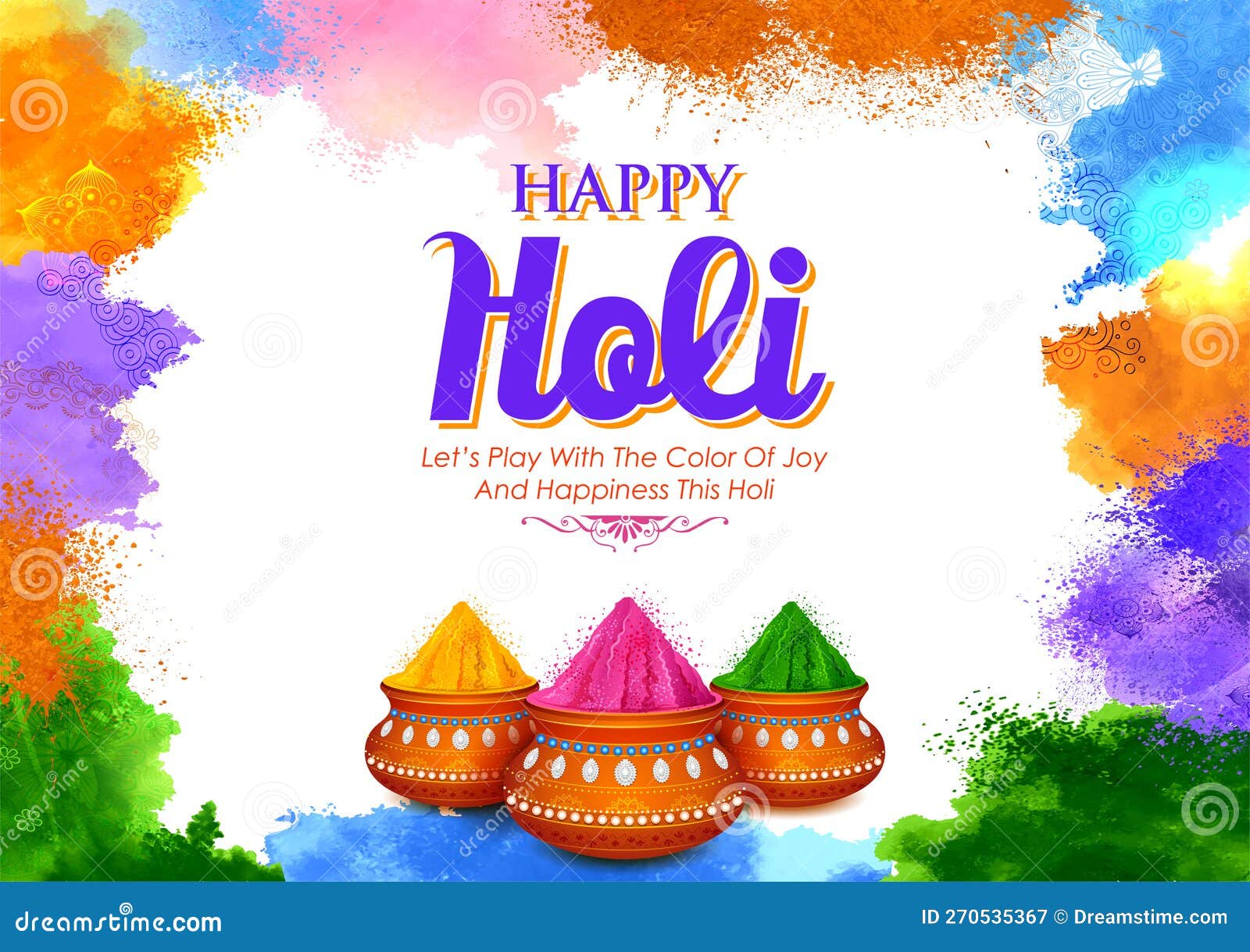Happy Holi Background Card Design for Color Festival of India ... Happy Holi Background Card Design for Color Festival of India ...