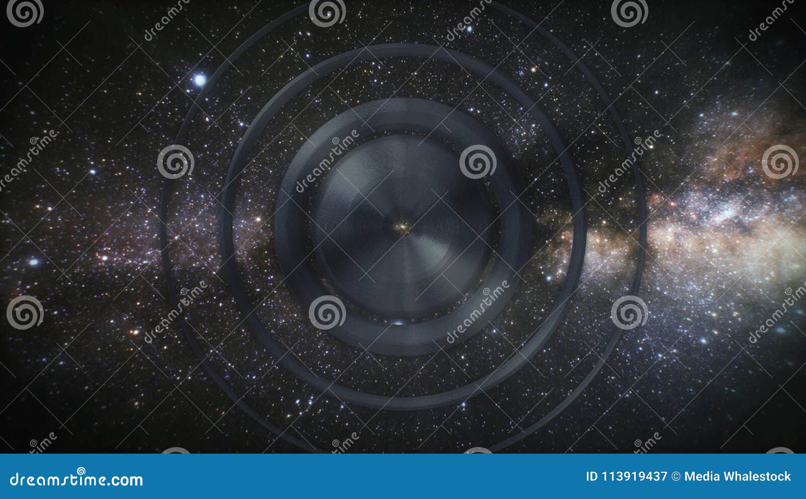 Illustration of Abstract Distortion of Outer Space. Abstract Movement ...