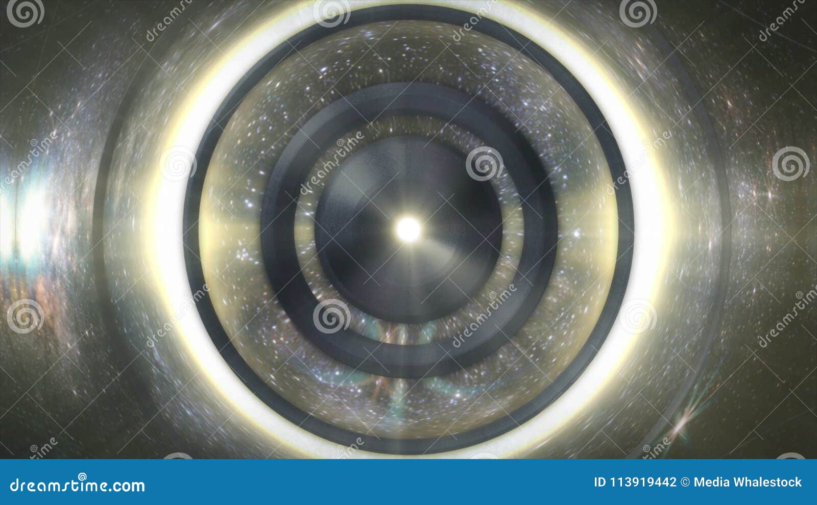 Illustration of Abstract Distortion of Outer Space. Abstract Movement ...