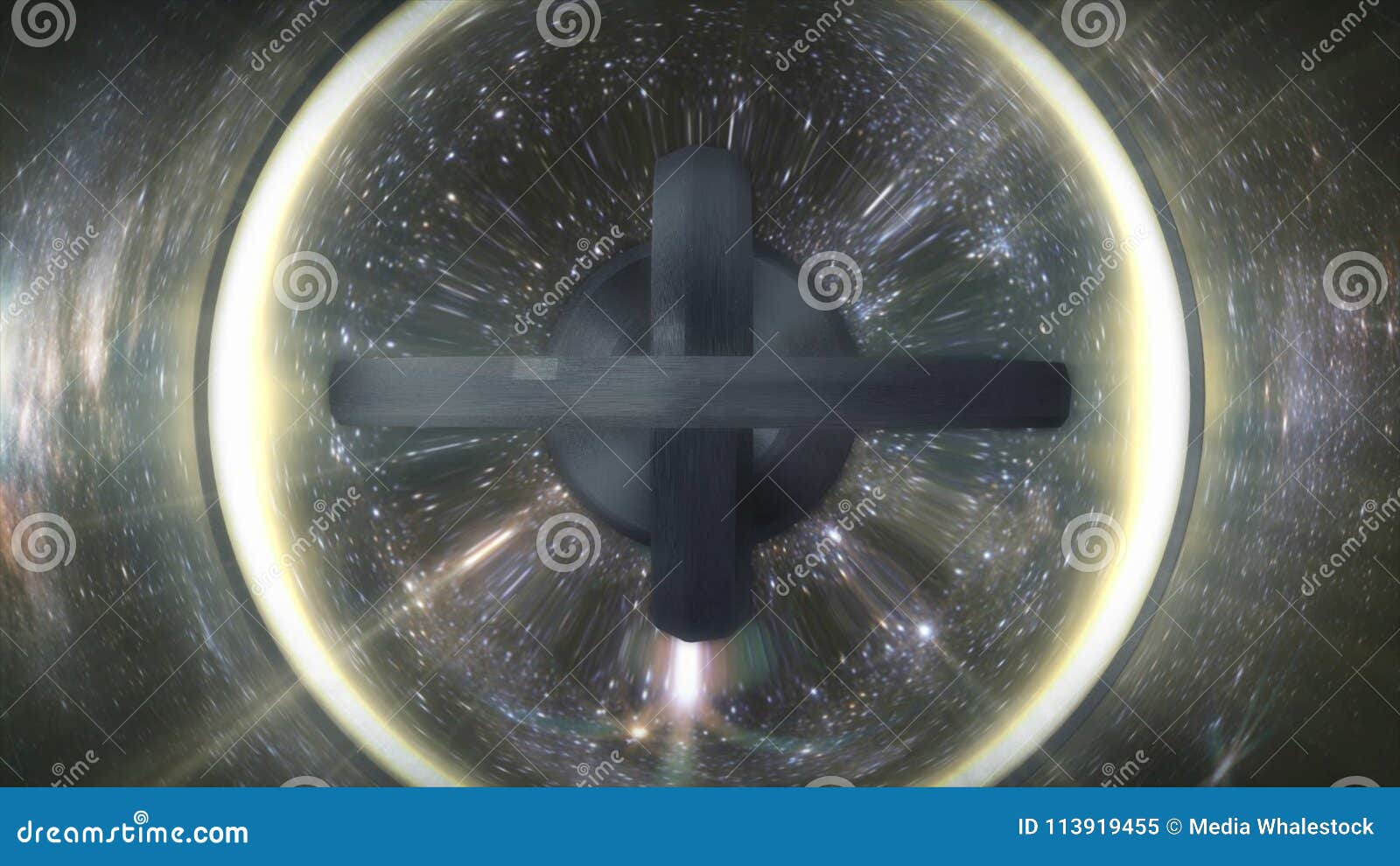 Illustration of Abstract Distortion of Outer Space. Abstract Movement ...