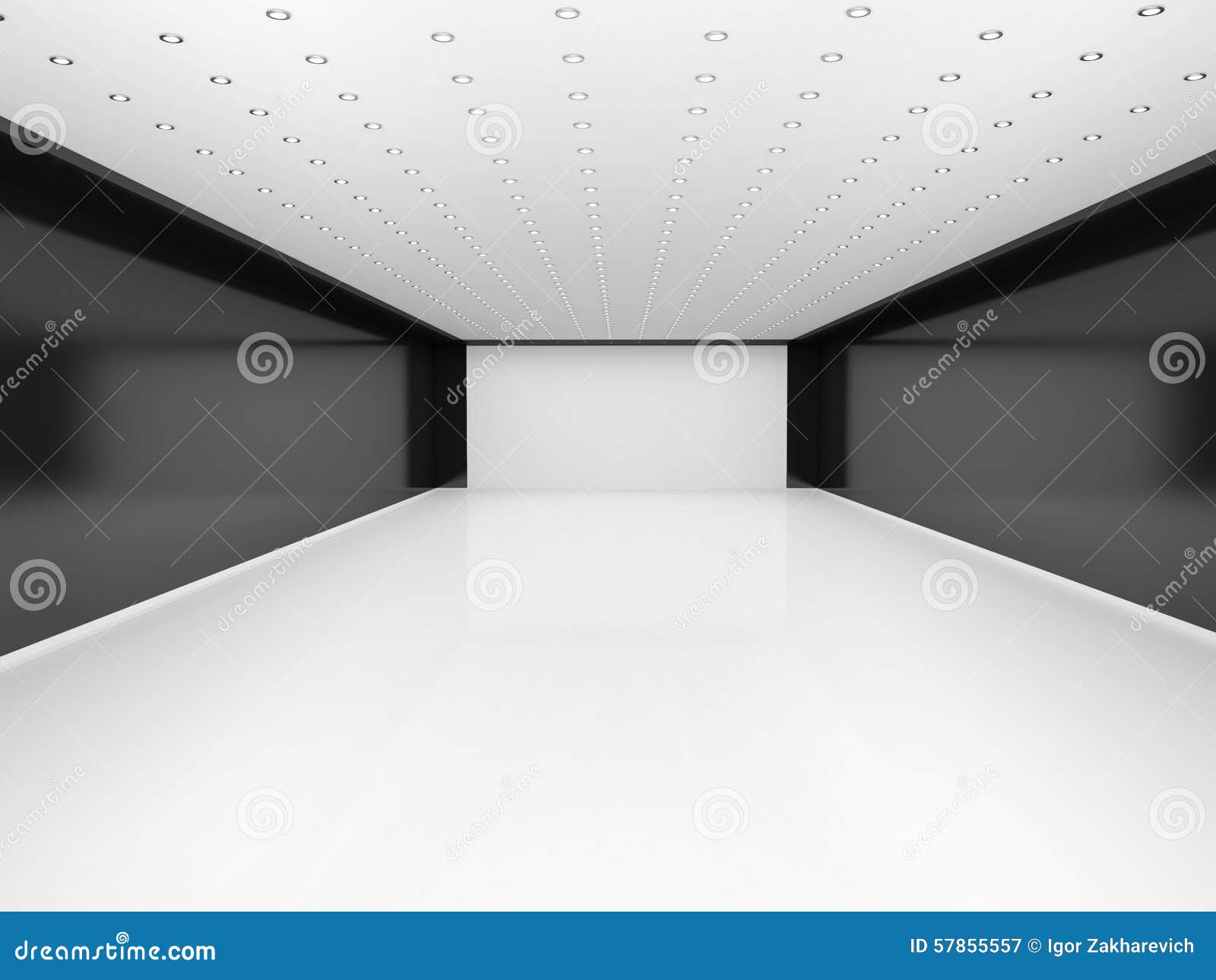 Illustration of Abstract Empty Room Stock Illustration - Illustration ...
