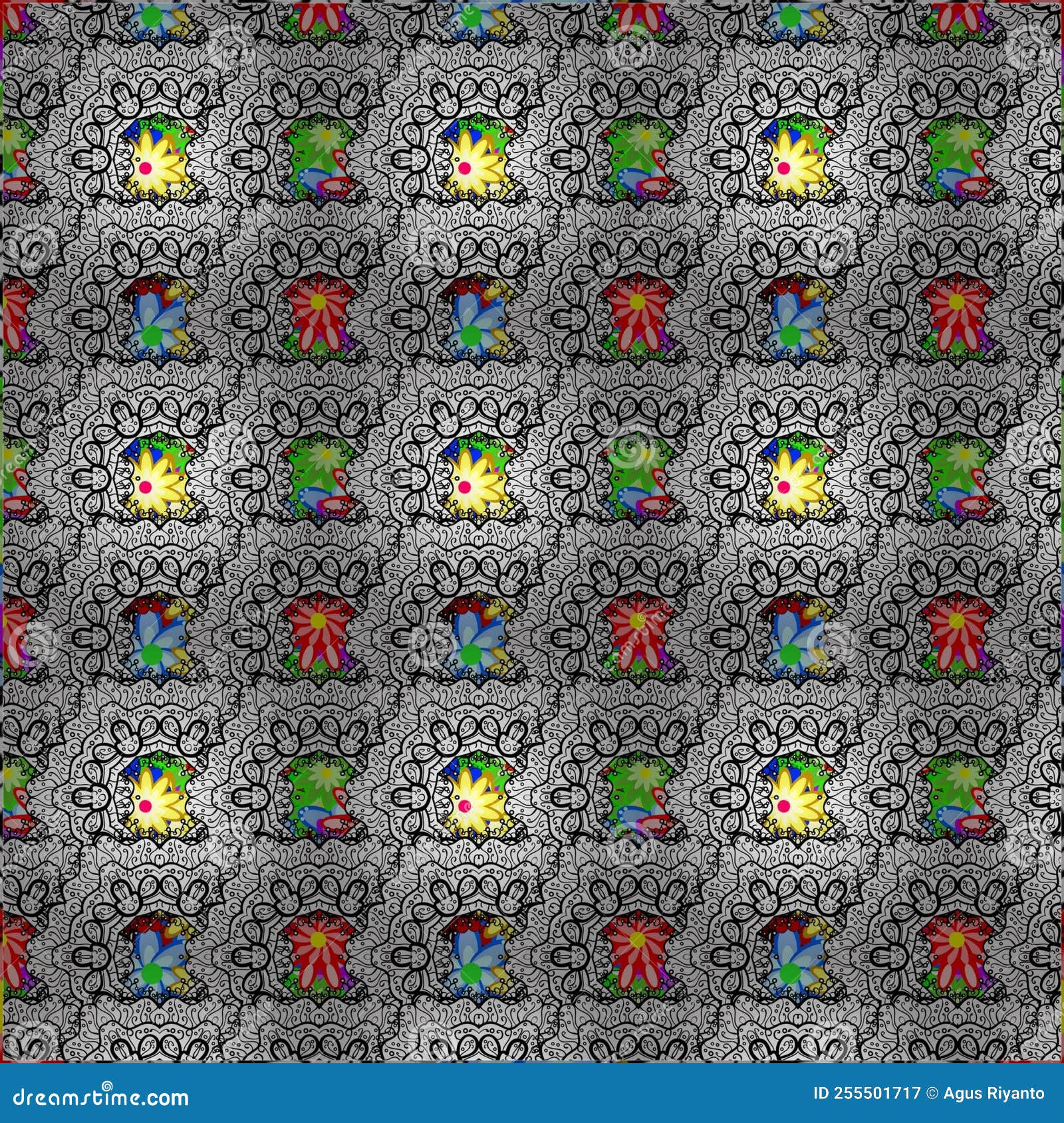 Illustration Abstract Flower Texture Pattern Stock Illustration ...