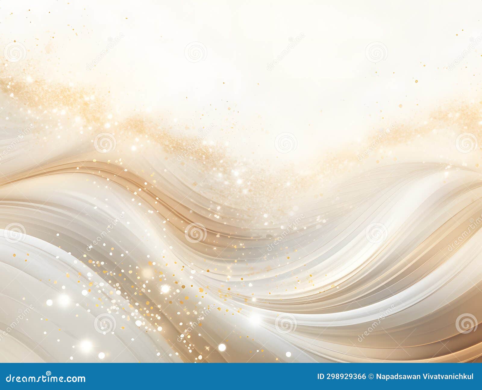 Illustration of Abstract Gold Wave Shape with Gradient and Space ...
