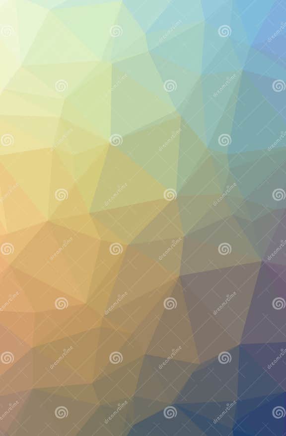 Illustration of Abstract Low Poly Brown Vertical Background. Stock ...