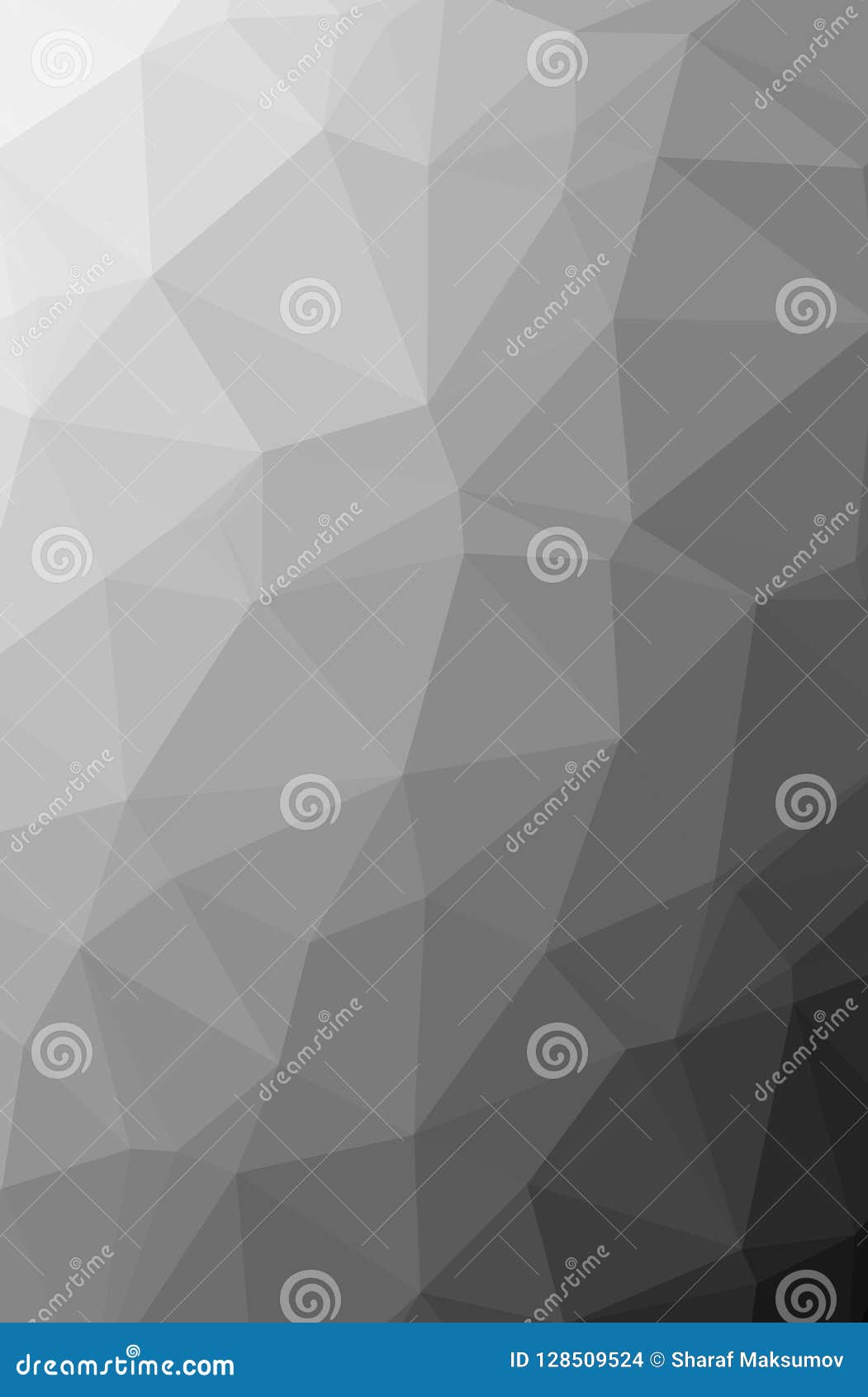 Illustration of Abstract Low Poly Grey-vertical Background. Stock ...