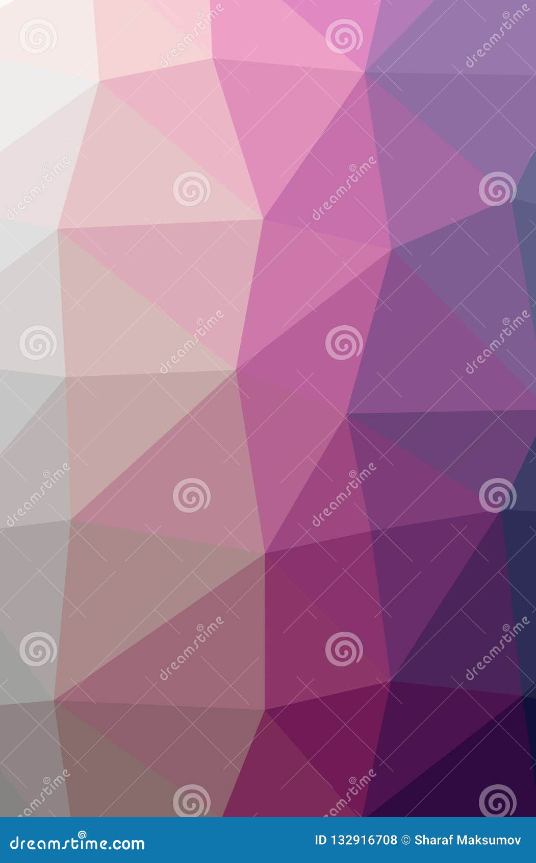 Illustration of Abstract Low Poly Pink Vertical Background Stock ...