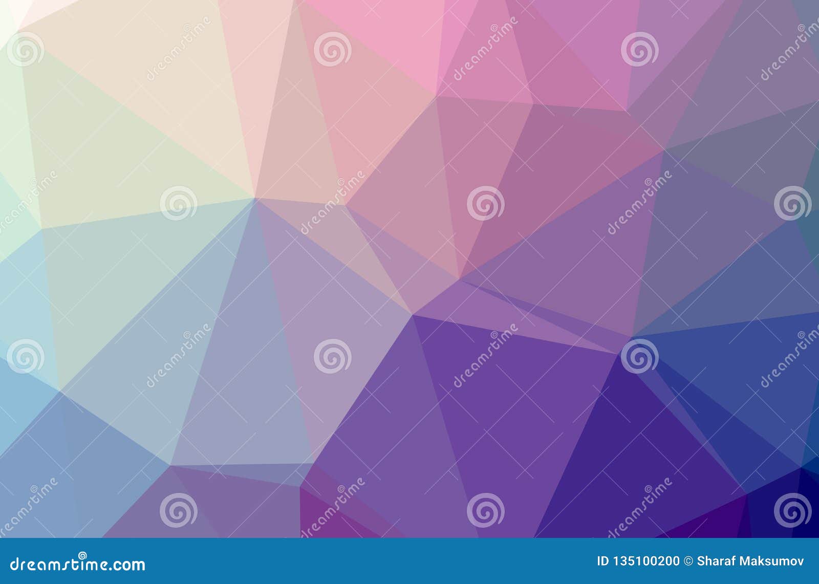 Illustration of Abstract Low Poly Purple Horizontal Background Stock ...