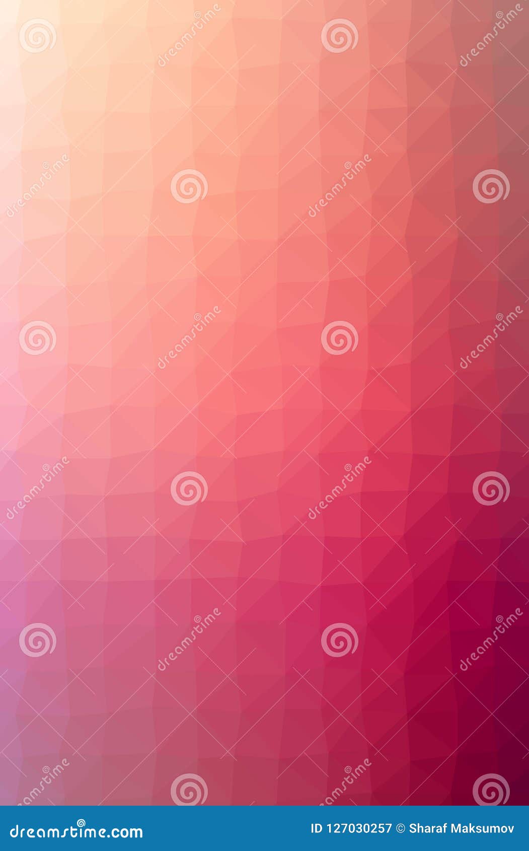 Illustration of Abstract Low Poly Red Vertical Background. Stock ...