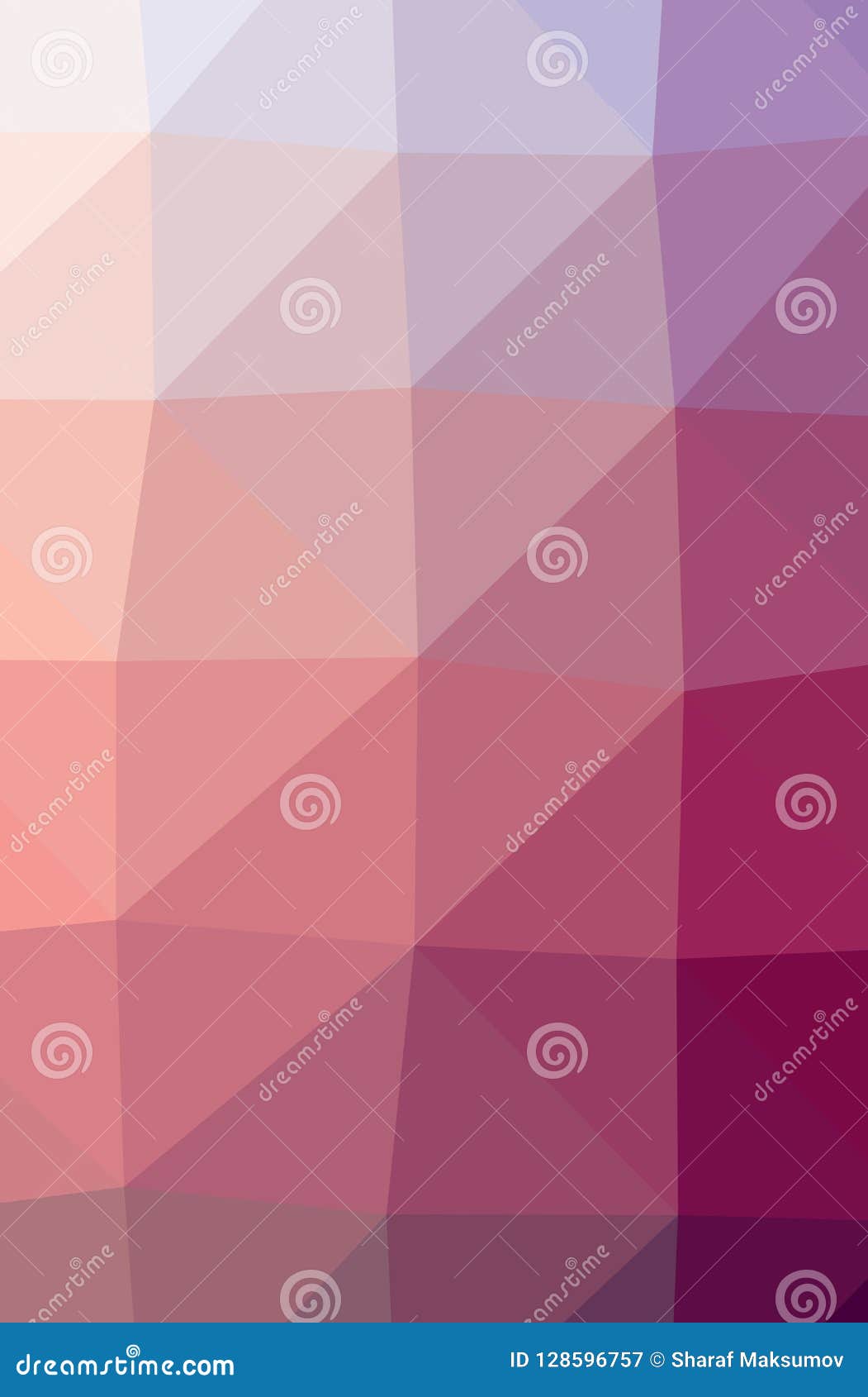Illustration of Abstract Low Poly Red Vertical Background. Stock ...
