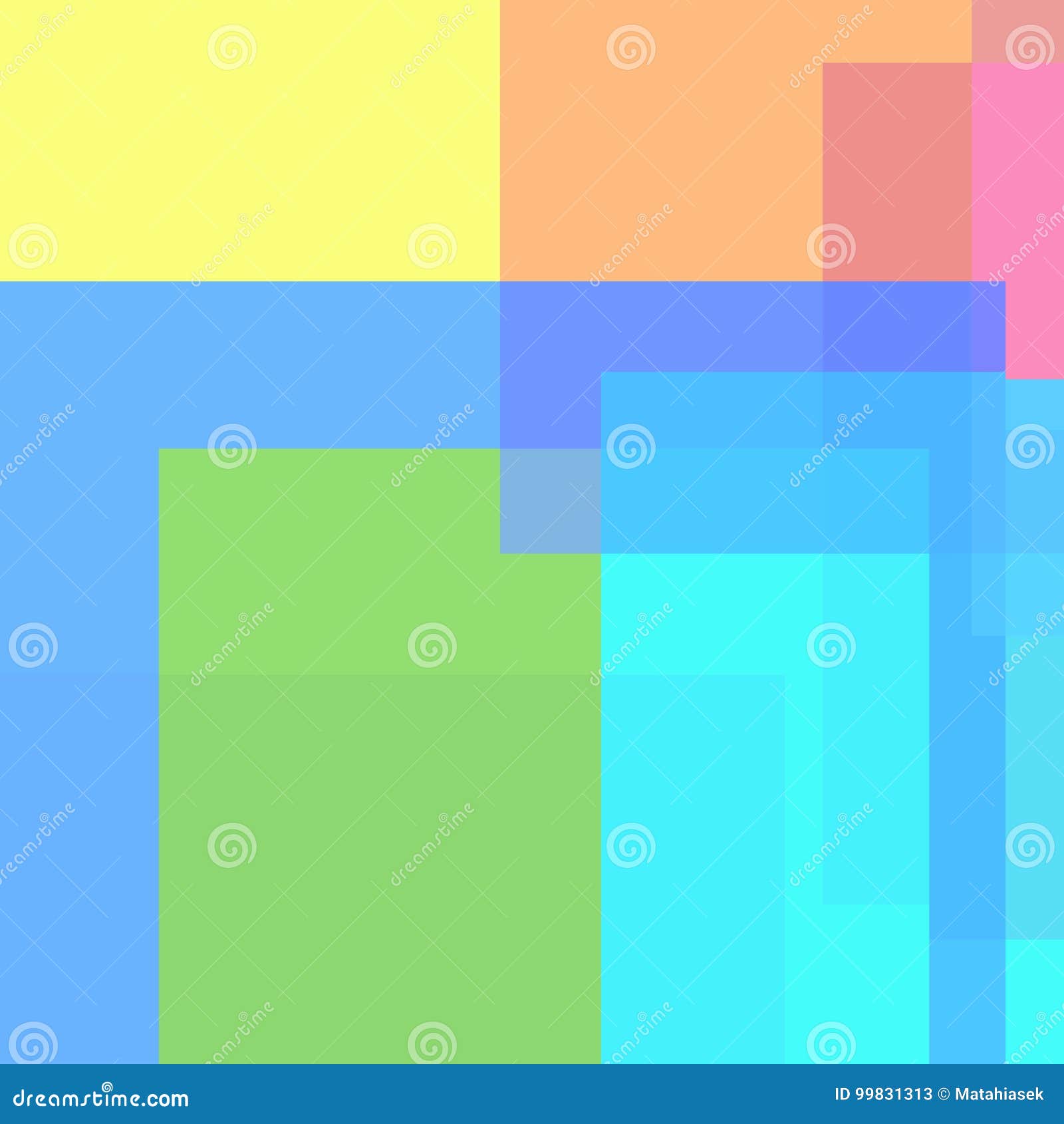Illustration of Abstract Multicolored Rectangles and Squares Background ...