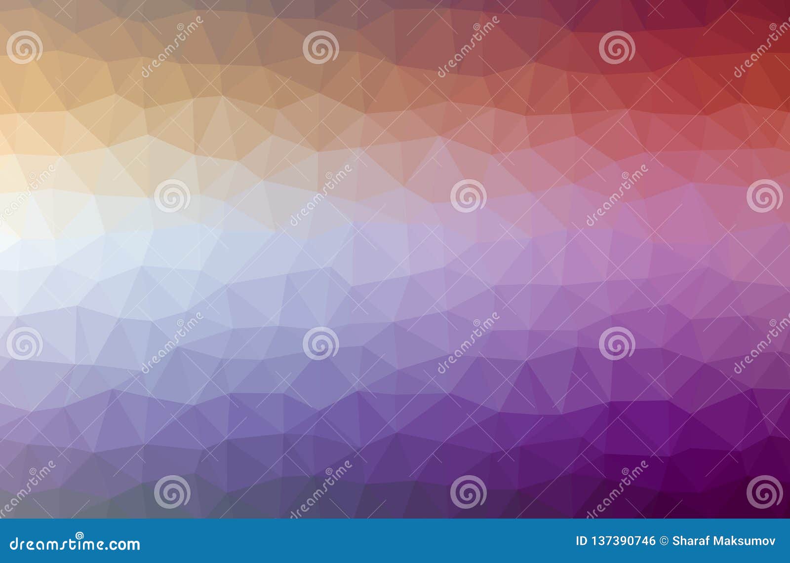 Illustration of Abstract Purple Horizontal Low Poly Background ...