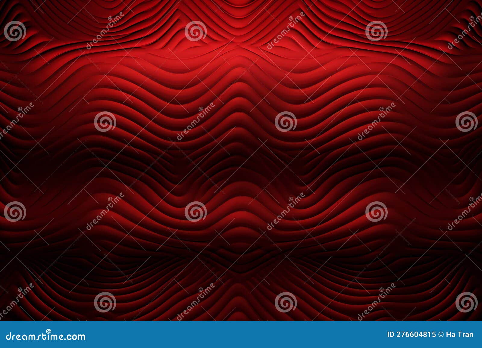 Abstract Red Background with Wavy Pattern Stock Illustration ...