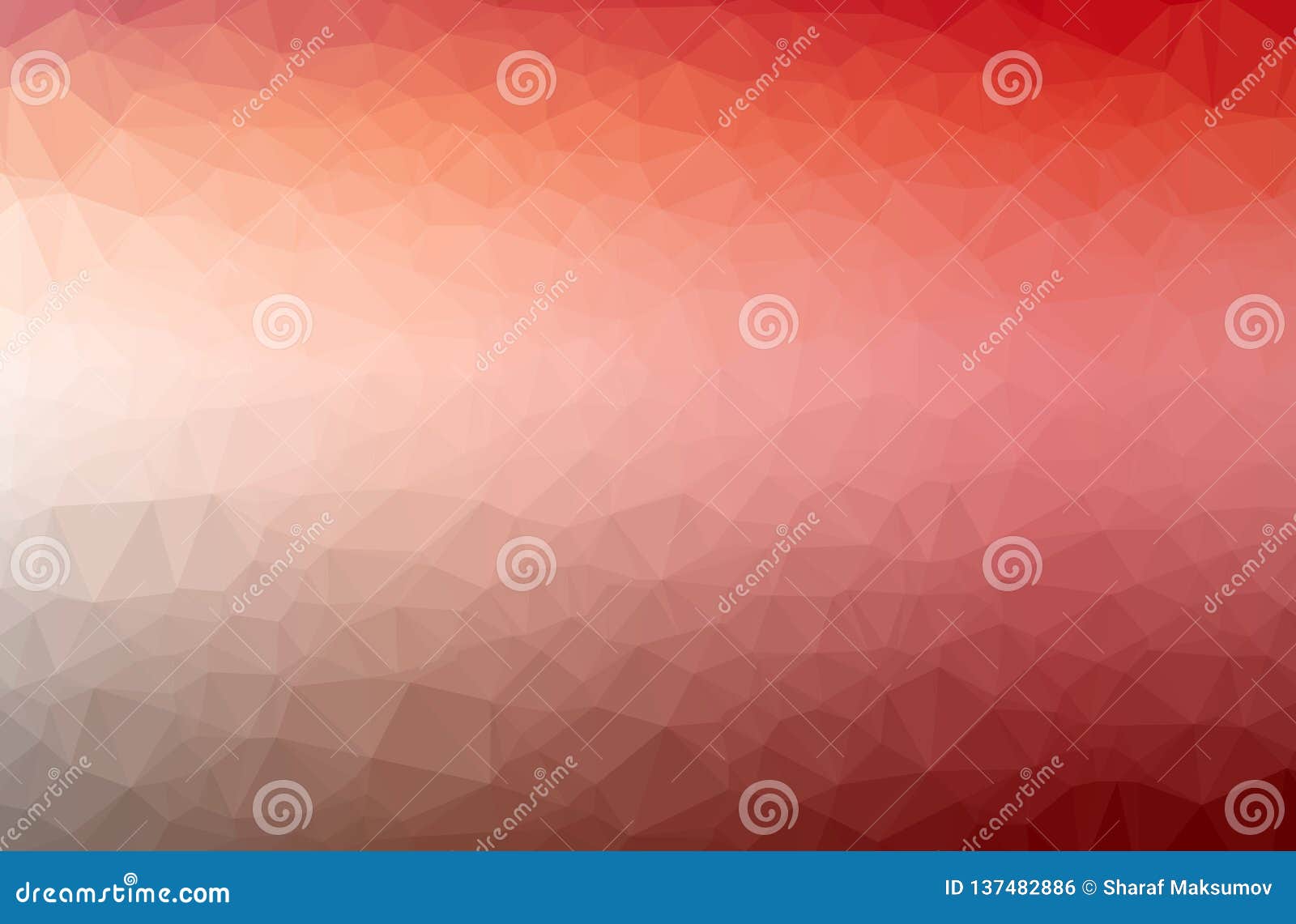 Illustration of Abstract Red Horizontal Low Poly Background. Beautiful ...