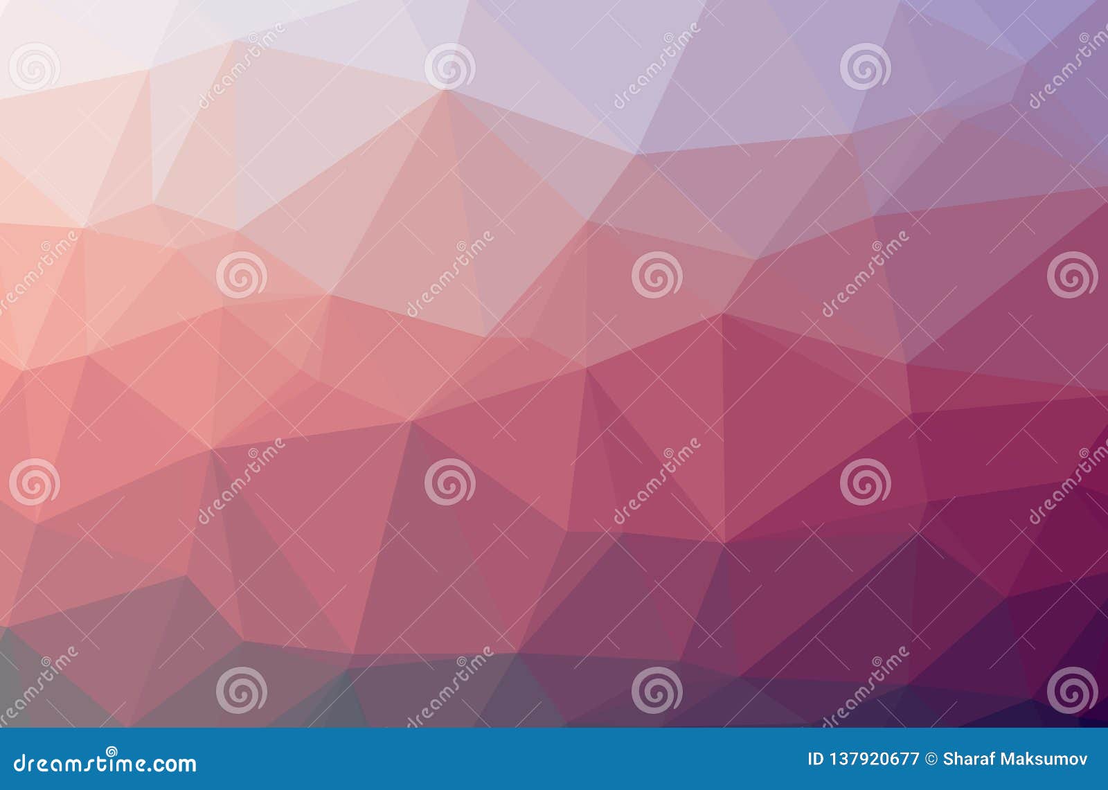 Illustration of Abstract Red Horizontal Low Poly Background. Beautiful ...