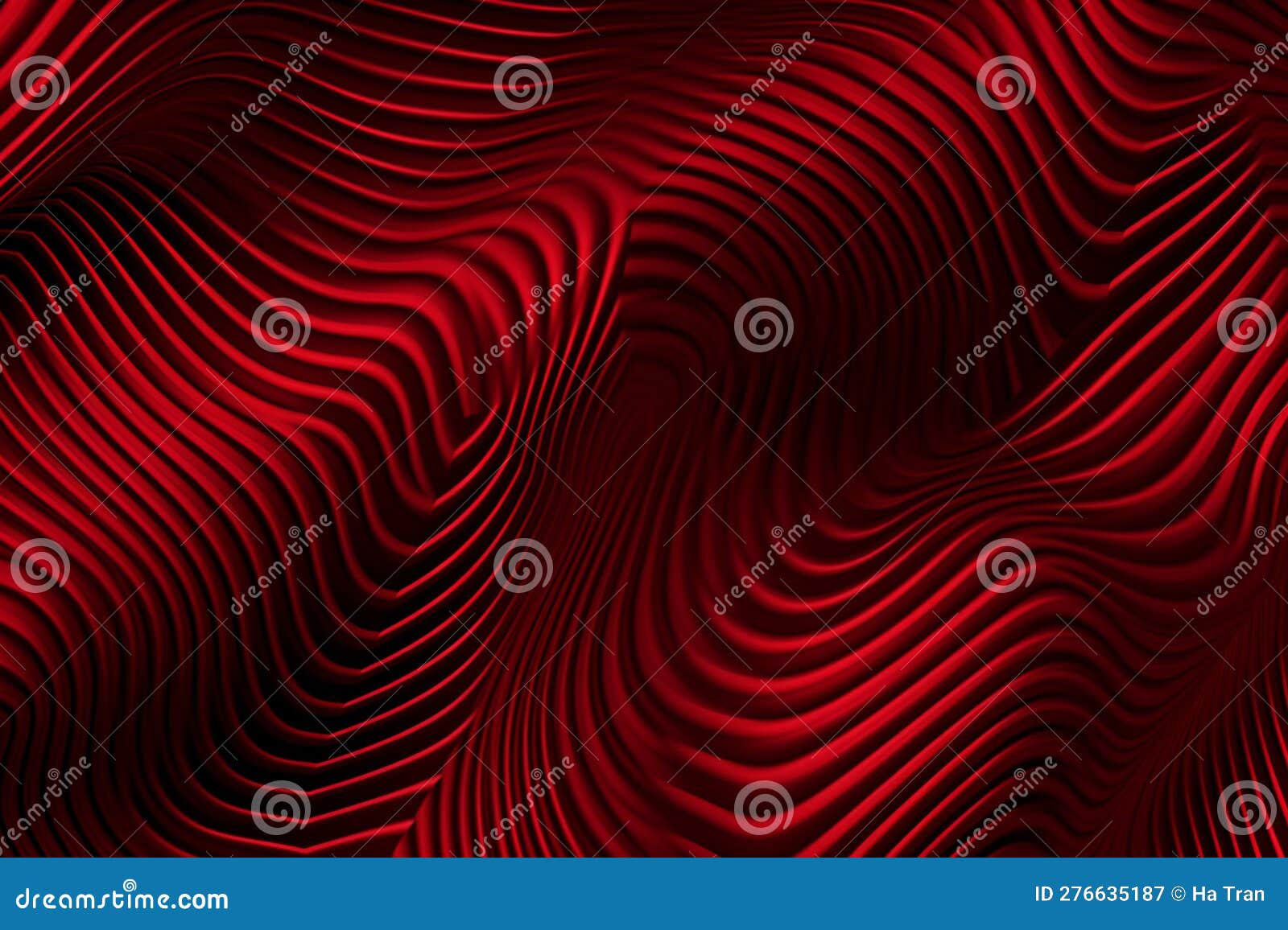 Abstract Red Wavy Background Stock Illustration - Illustration of ...