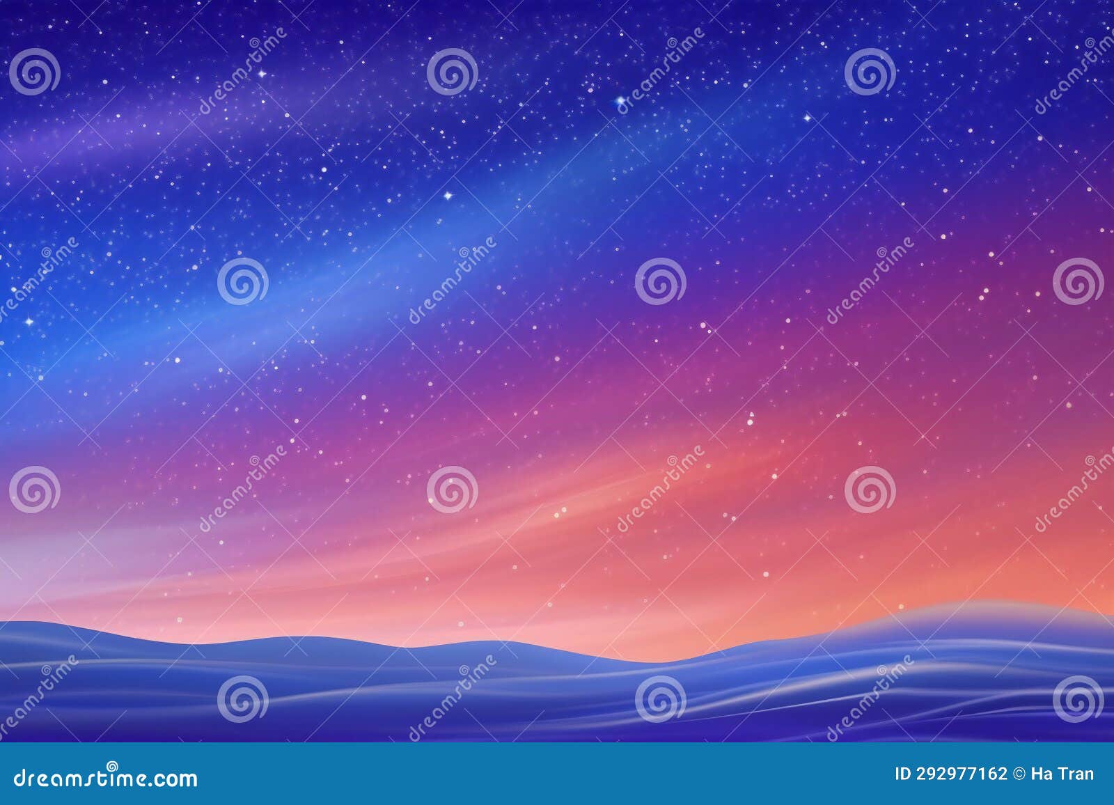 Illustration of an Abstract Starry Sky Background with Space for Text ...